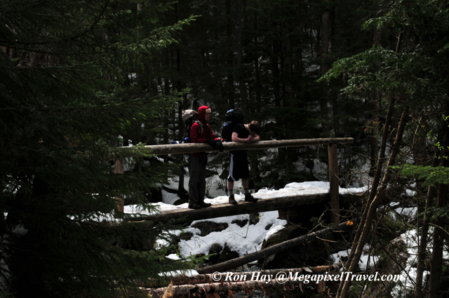 Climbing Mt. Marcy — Marcy Dam to bridge above Phelps Mtn Junction ...